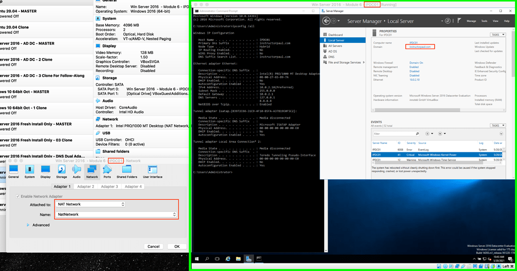 Module 6 - Bld Win Domain - ADDC could not be contacted - Server ...