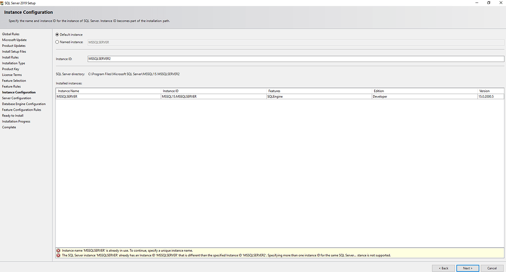 Got An Error When Installing Sql Server 2019 For Sccm Sccm System 1748